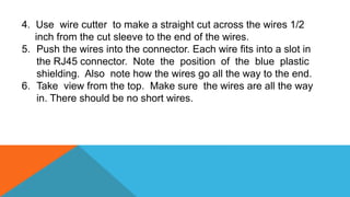 Creating Ethernet Cable | PPTX