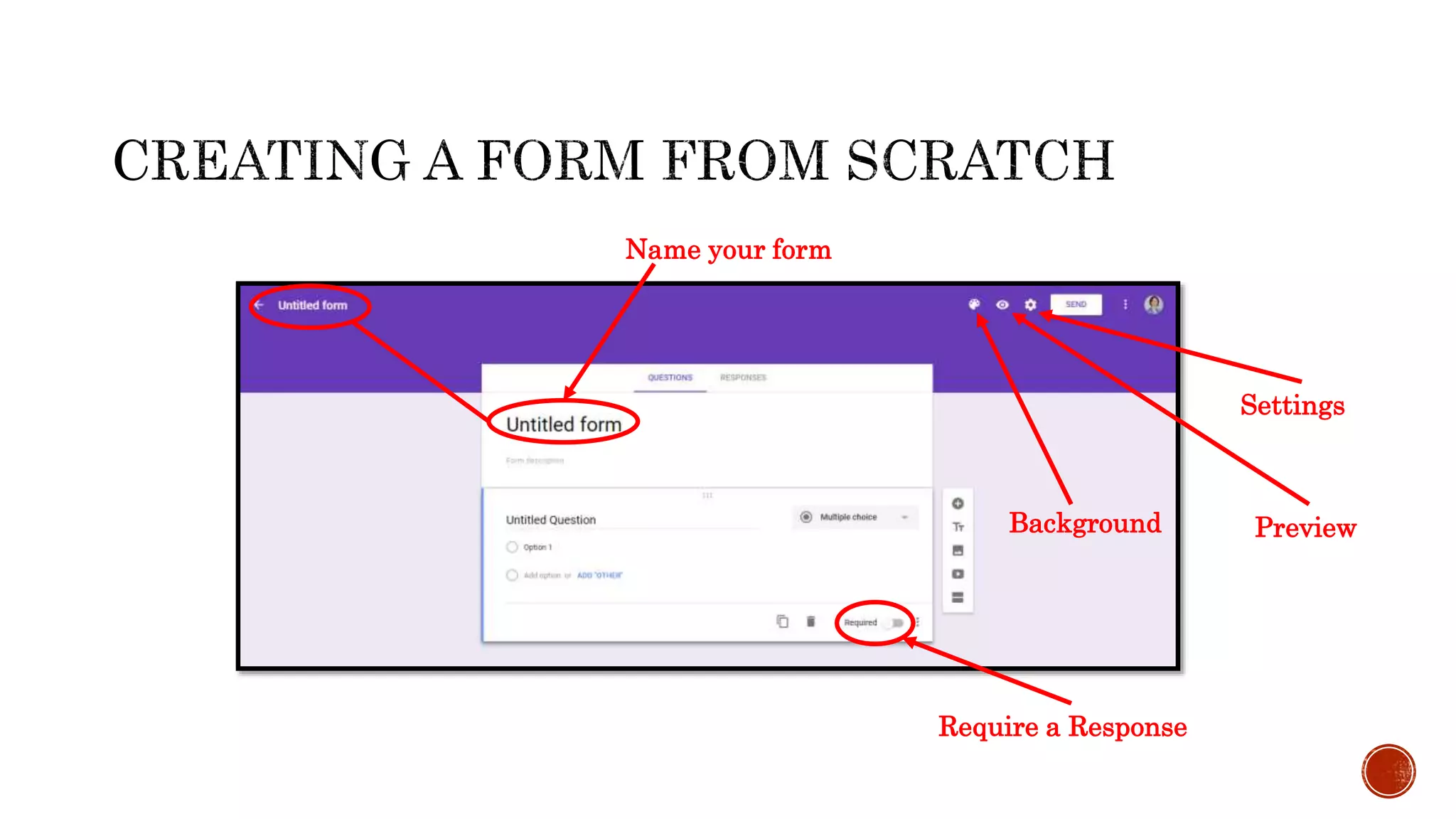 Creating evaluation forms | PPTX