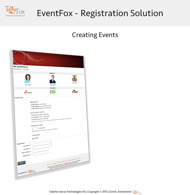 Set up Events - EventFox Registration Solution | PDF