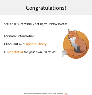Set up Events - EventFox Registration Solution | PDF