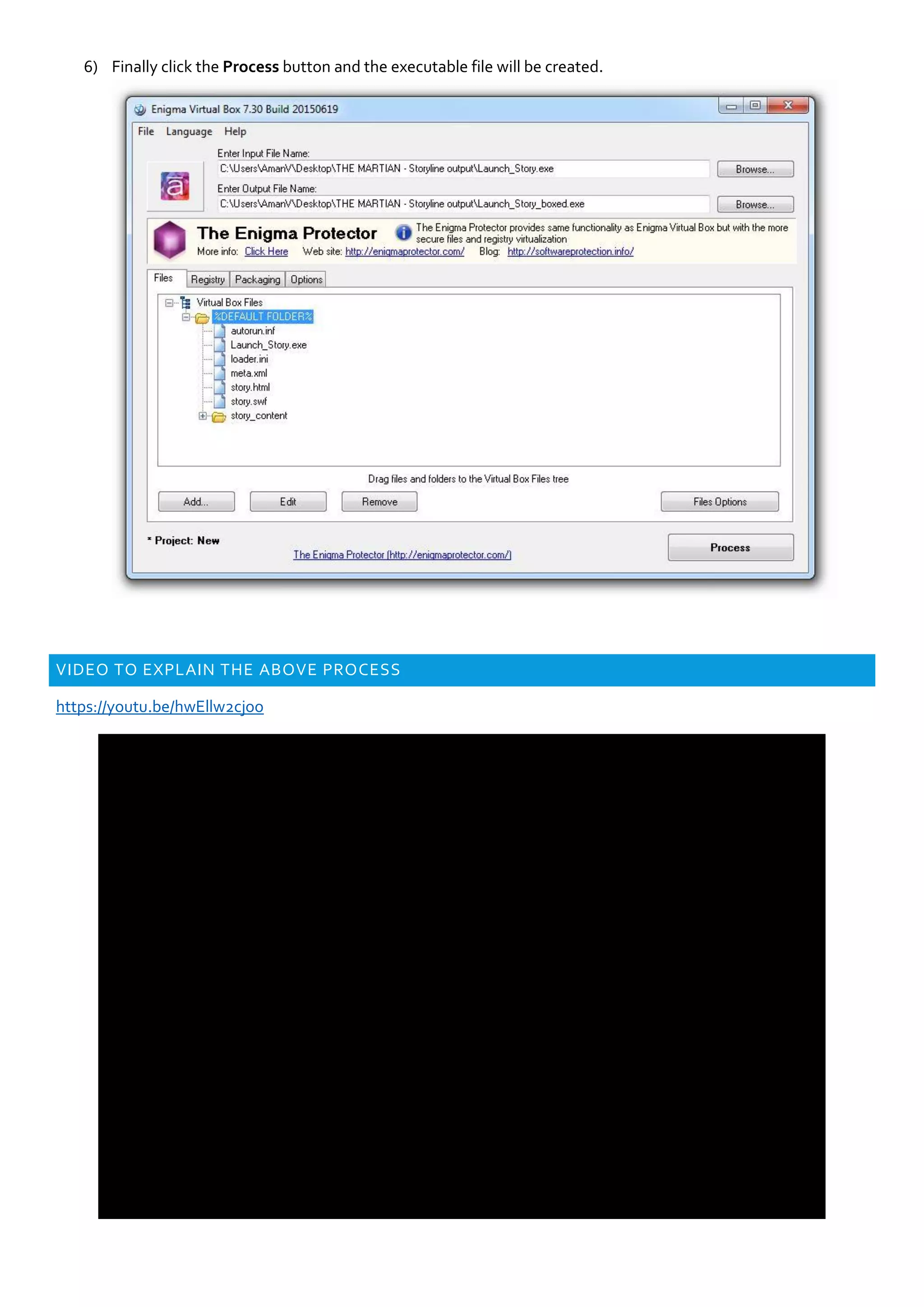 Creating A Self Executable Exe File Using Enigma Virtual Box Pdf 7390