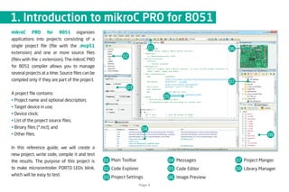 Creating first project in mikroC PRO for 8051 | PDF