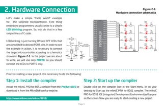 Creating first project in mikroC PRO for 8051 | PDF