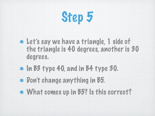 Creating formulas in excel | PPT