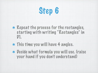 Creating formulas in excel | PPT