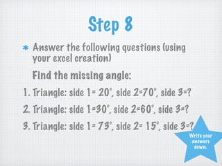 Creating formulas in excel | PPT