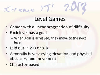 a SLIDESHOW ON GAMES AND HOW TO CREATE THEM.pptx