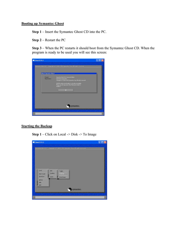 Creating ghost in windows | PDF