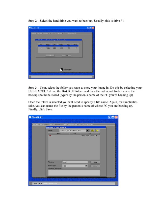 Creating ghost in windows | PDF