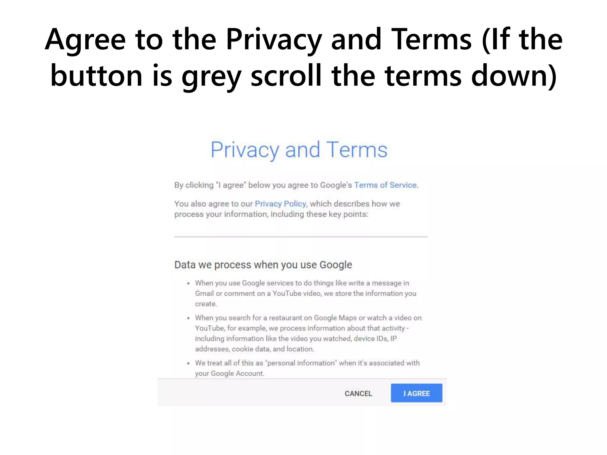 Creating google account (drive, gmail) | PPT