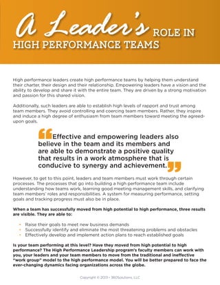 Creating high performance_teams | PDF