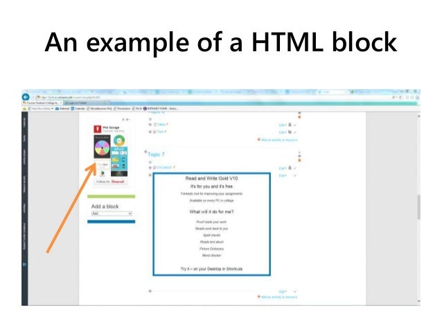 Creating html blocks on oracle