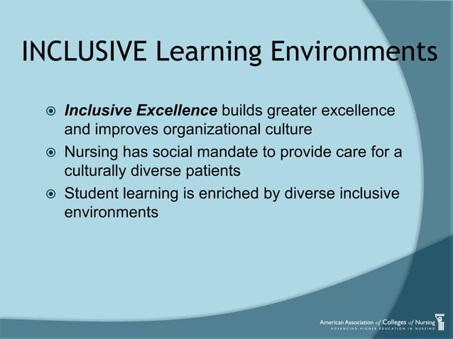Creating inclusive learning environments | PPTX | Business | Business and Finance