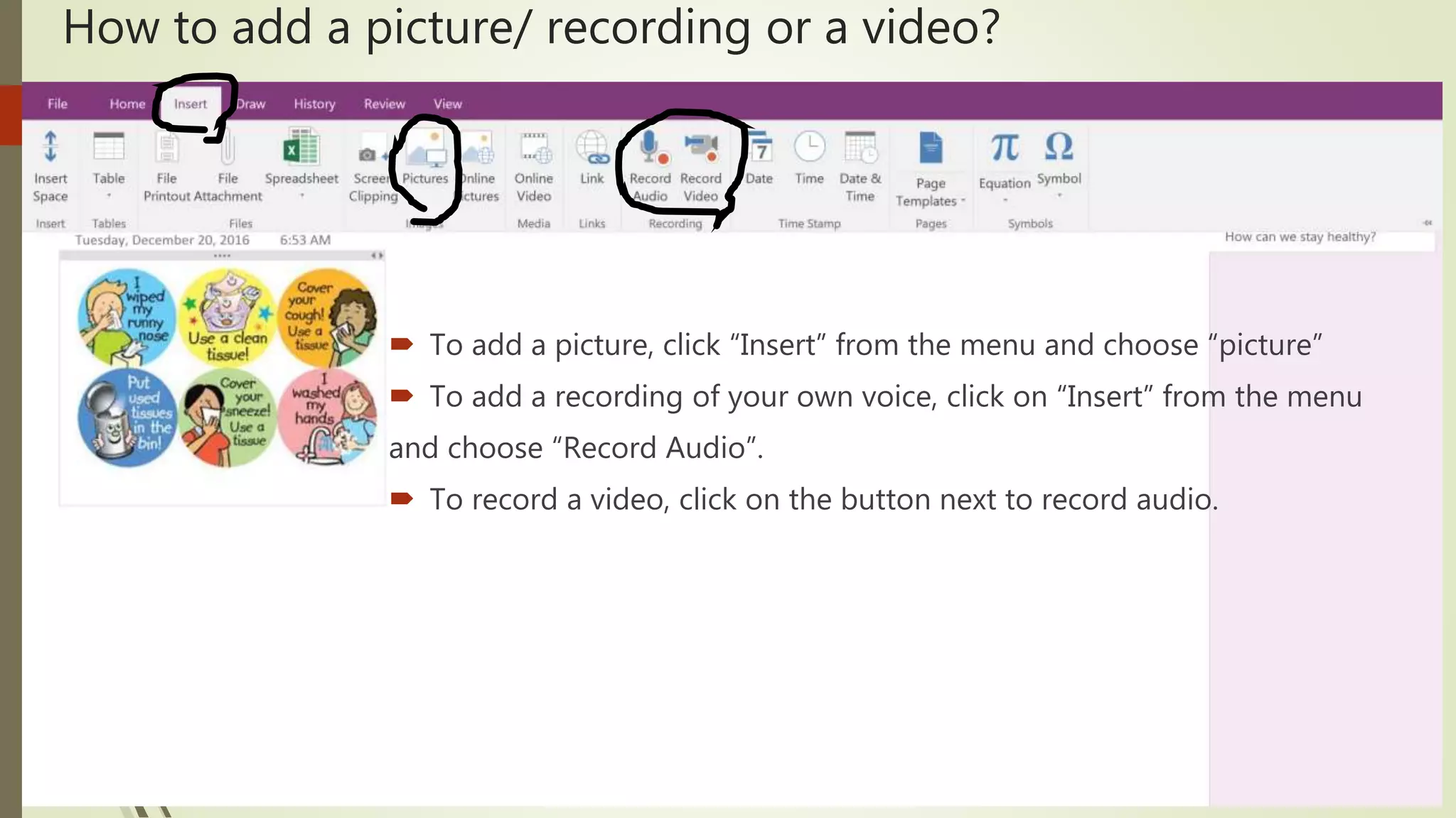 Creating interactive lesson using OneNote | PPT