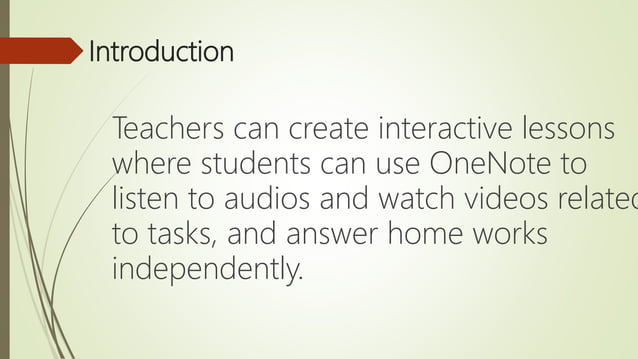 Creating interactive lesson using OneNote | PPT