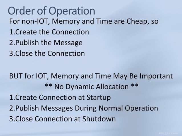 Creating Iot Applications Using Mqtt Ppt