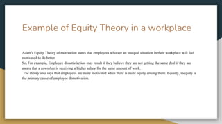 Creating Job Enrichment and Equity Theory .pptx