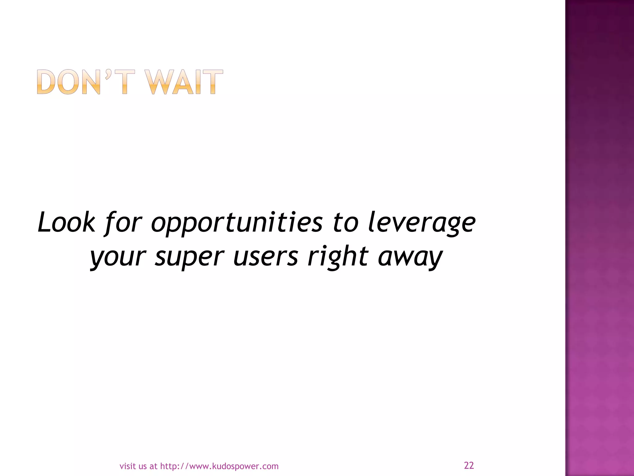 Creating Kudos For Slide Share | PPTX
