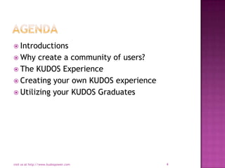 Creating Kudos For Slide Share | PPT