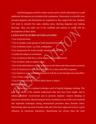 Creating language for classroom interaction | PDF