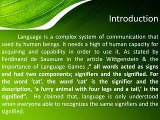 Creating Language Games PPT | PPTX