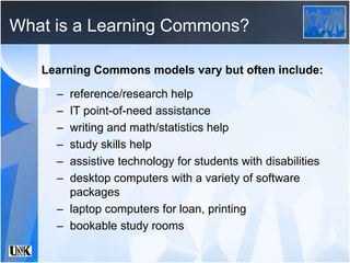 Keeping the Focus on Student Needs: Collaboration in Creation of UNK’s ...