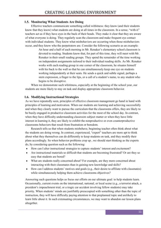 Creating learning environment | PDF