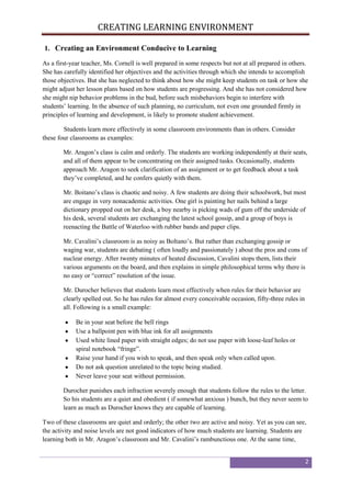 Creating learning environment | PDF