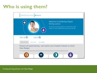 Creating learning pathways with Open Badges | PPT