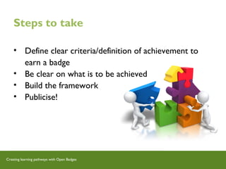 Creating learning pathways with Open Badges | PPT