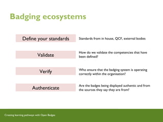 Creating learning pathways with Open Badges | PPT