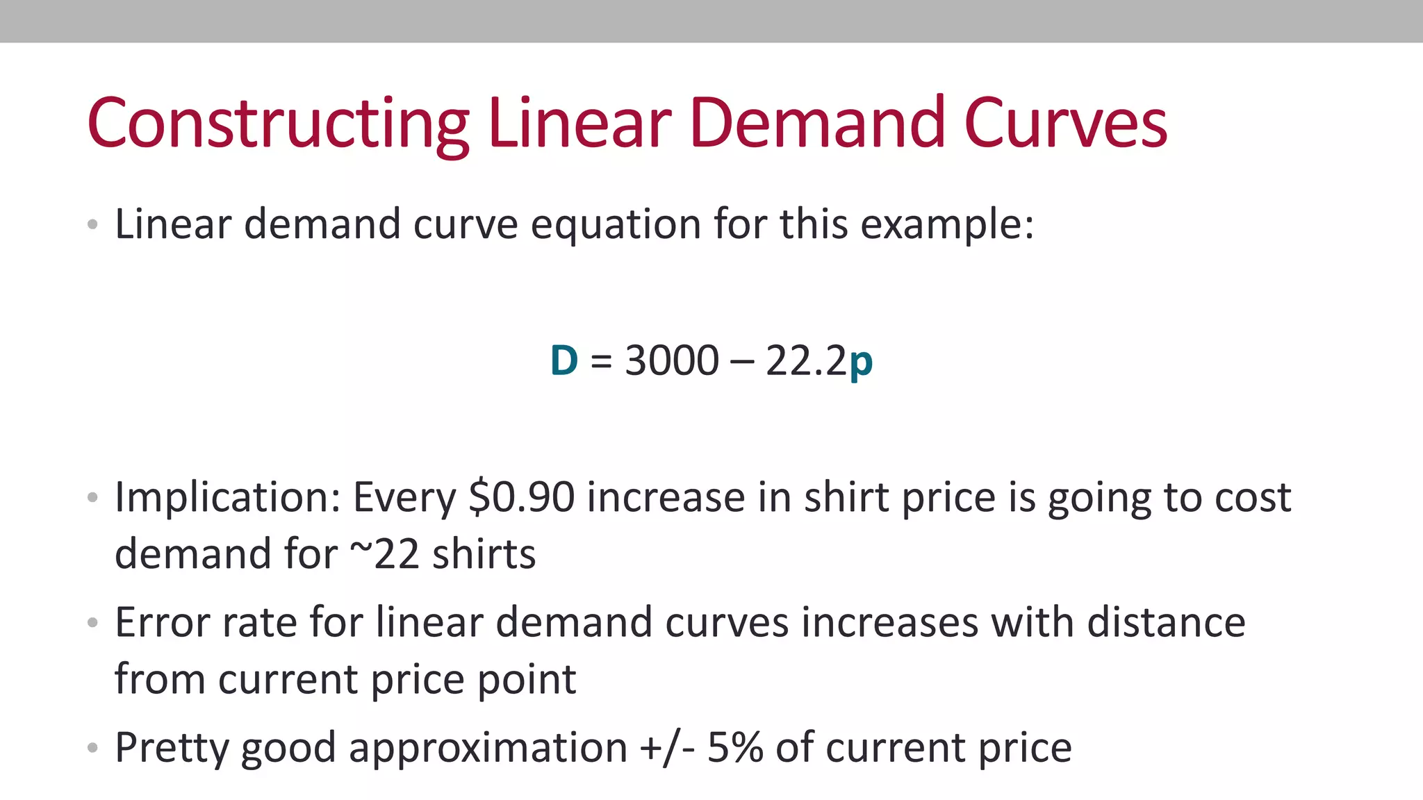 Pricing Analytics: Creating Linear & Power Demand Curves | PDF