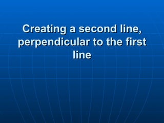 Creating lines in sketchup | PPT