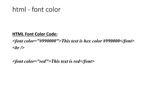 Creating lists | PPTX