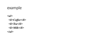 Creating lists | PPTX