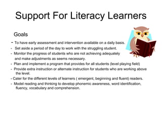 Creating Literate Learners | PPT