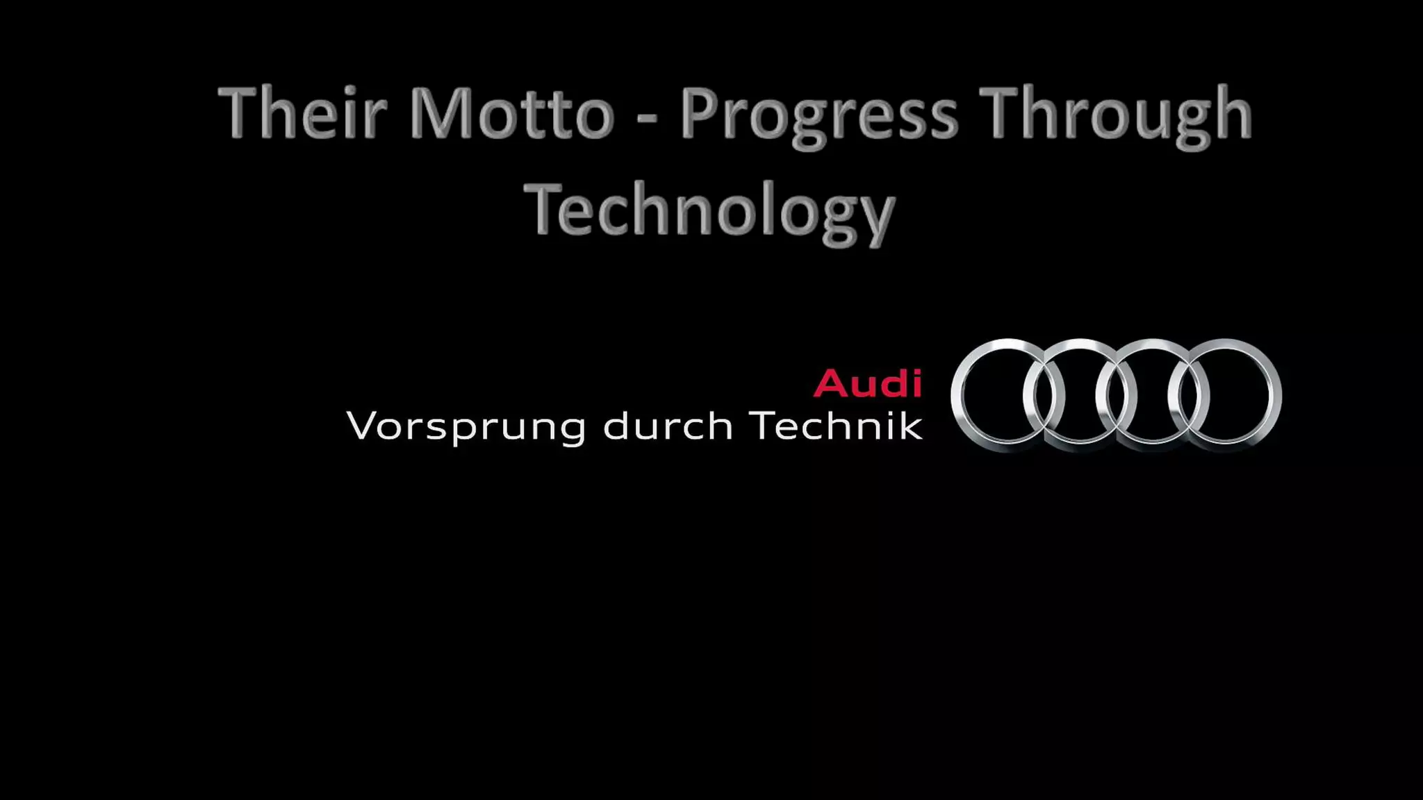 Creating Long Term Loyalty Relationships - Audi | PPTX