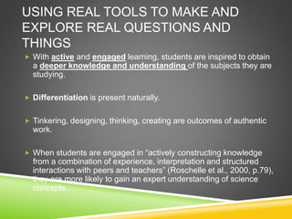 Creating makerspaces for stem in your science classroom | PPT