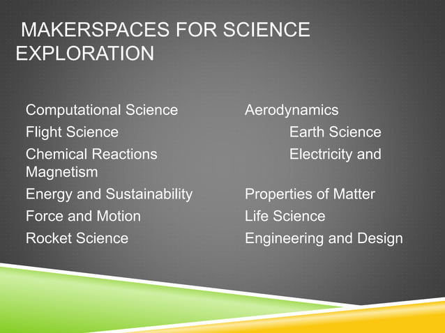 Creating makerspaces for stem in your science classroom | PPT