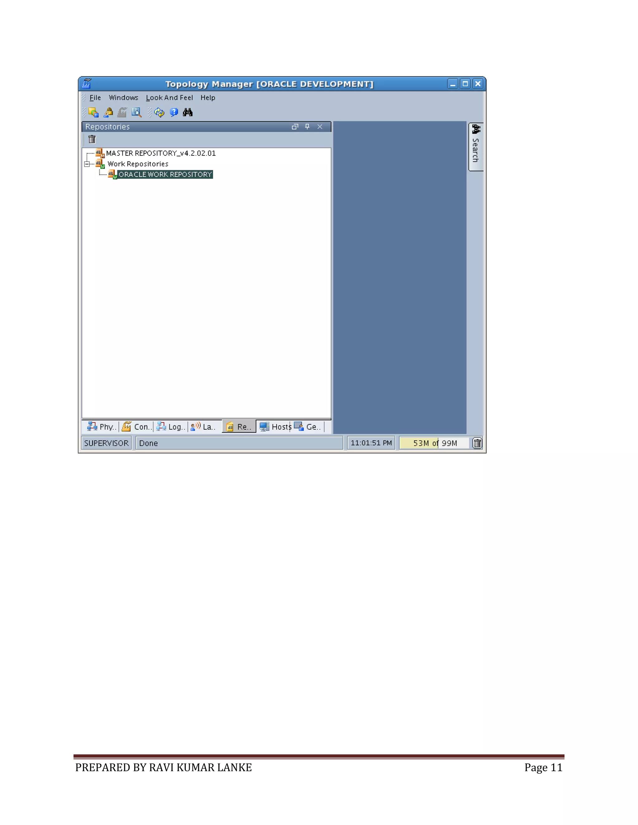 Creating master and work repository | PDF