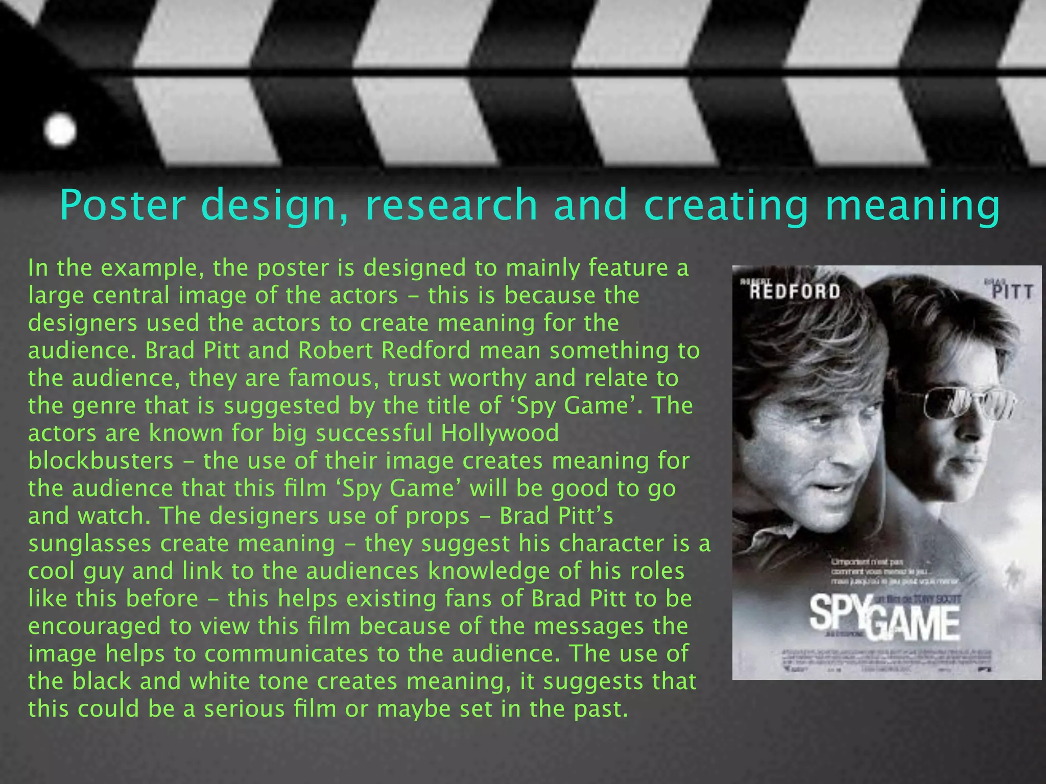 Creating meaning for the audience poster | PDF | Drawing and Sketching ...