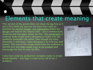 Creating meaning for the audience poster | PDF | Drawing and Sketching ...
