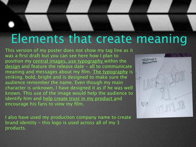 Creating meaning for the audience poster | PPT