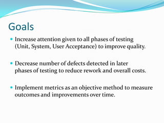 Creating Meaningful Defect Metrics by Harmony Brenner | PPT