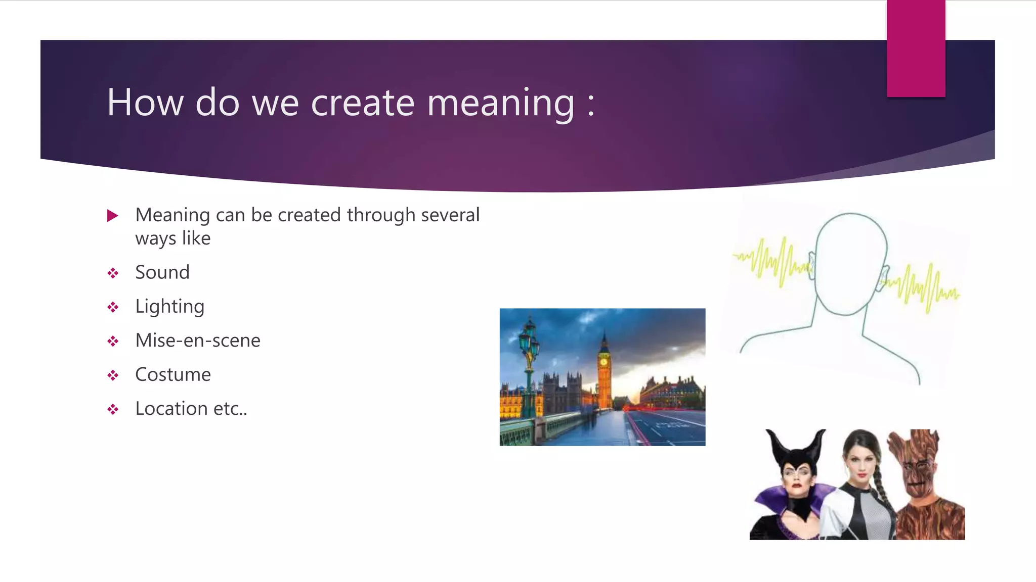 Creating meaning in media language | PPT
