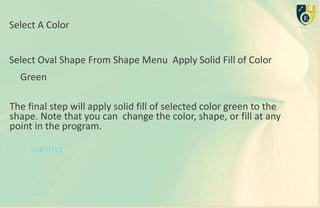 Creating menu in visual basic 6 | PPT