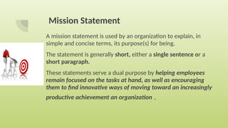 CREATING MISSION &VISION - SESSION 1111 | PPTX