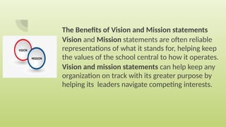 CREATING MISSION &VISION - SESSION 1111 | PPTX | Education