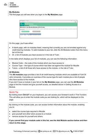 Creating moodle courses step by-step guide 19-20 | PDF