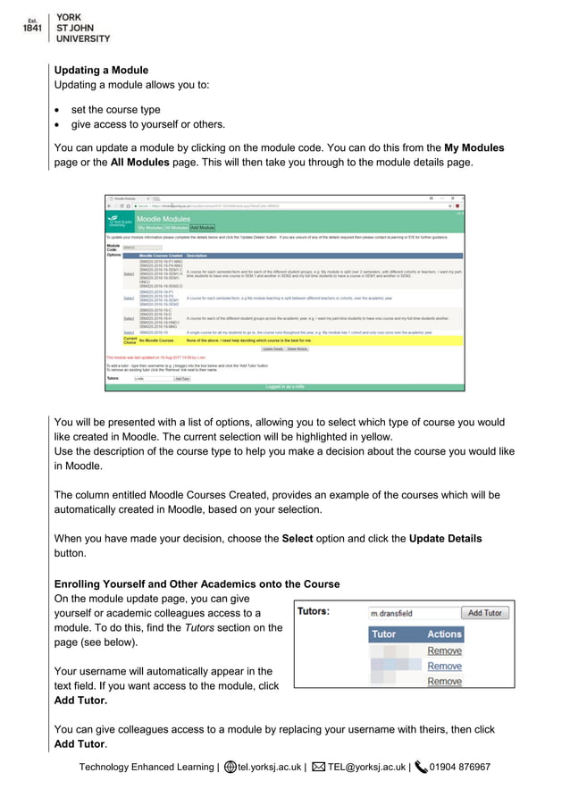 Creating moodle courses step by-step guide 19-20 | PDF